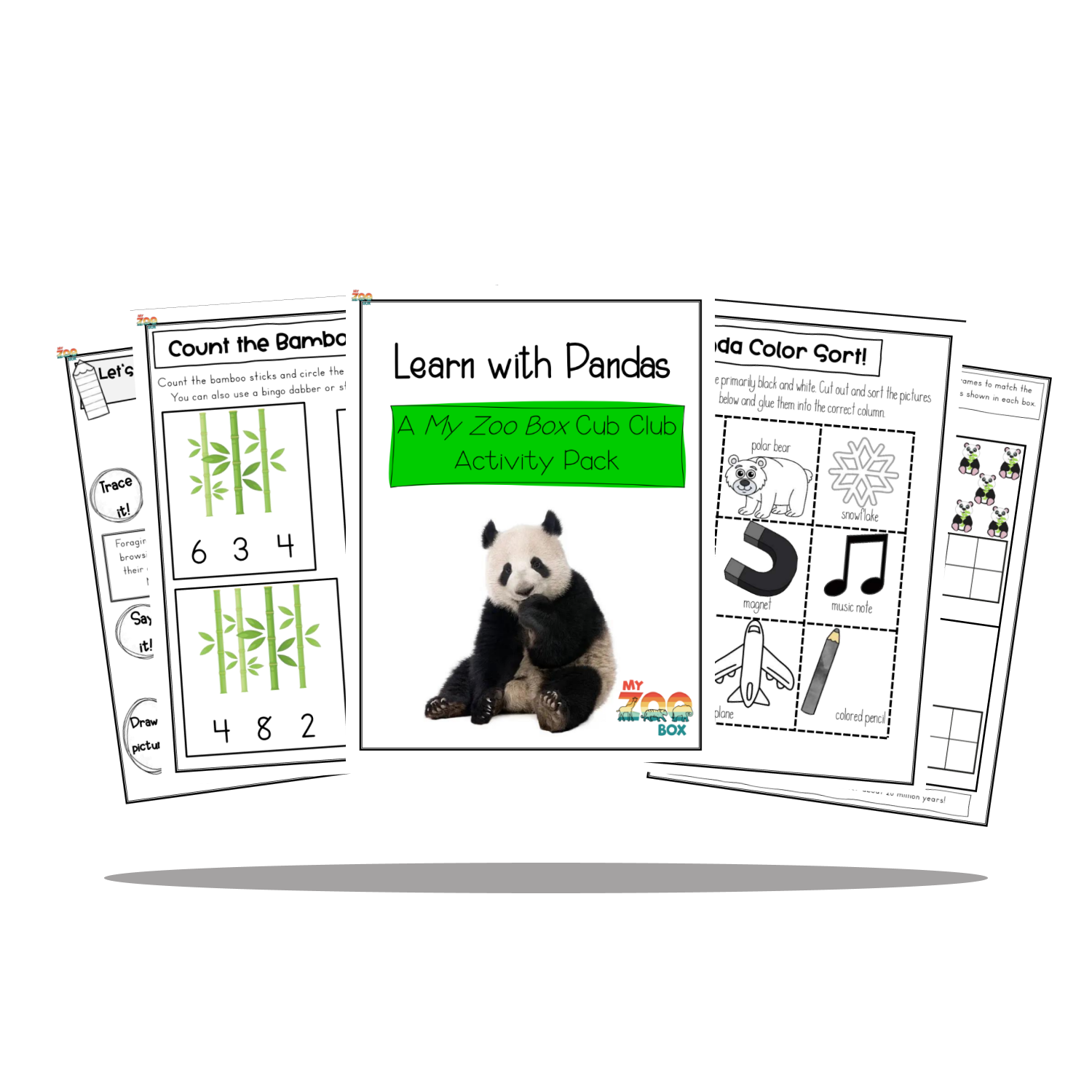 Panda Digital Unit Study – My ZOO Box