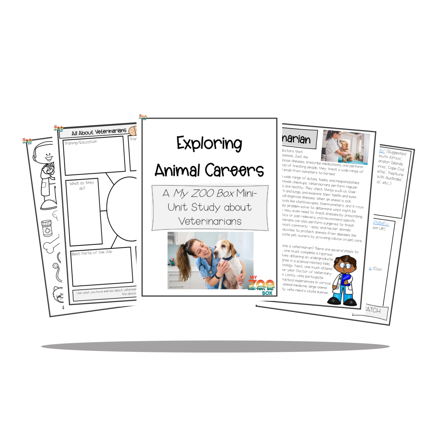 Exploring Animal Careers - Veterinarians Digital Unit Study – My ZOO Box